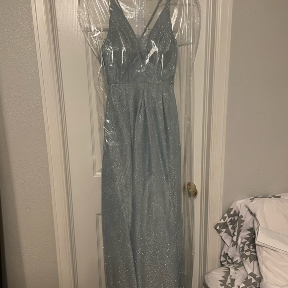 Dresses | Blue Sparkly Midnight Doll Prom Dress | Poshmark